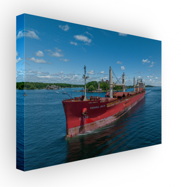 Federal Delta Passes Boldt Castle - Johnny Truesdell - 1000 Islands ...